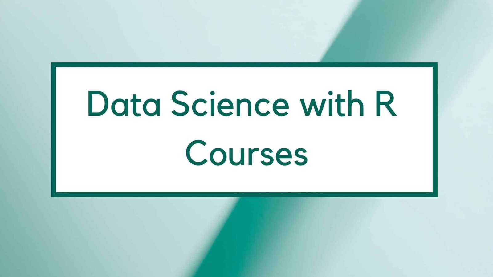 دورةScience and Machine Learning Bootcamp with R - كورسات ميم بلس